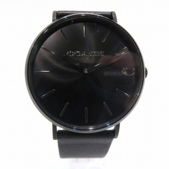Coach | Accessories | Coach Ca24234175 Quartz Clock Watch Mens Goods ...